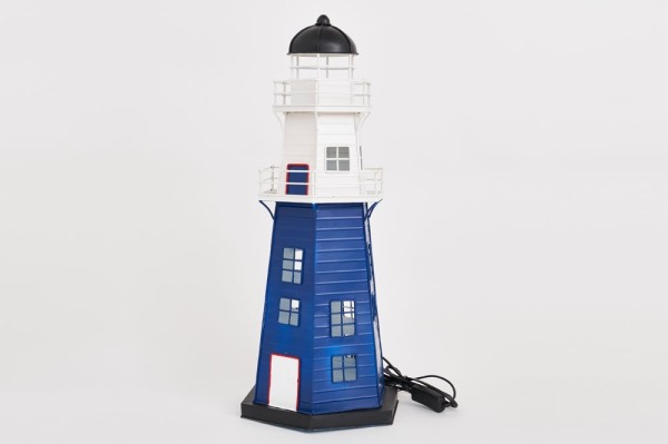 Réplique d'un phare marin avec éclairage intérieur
