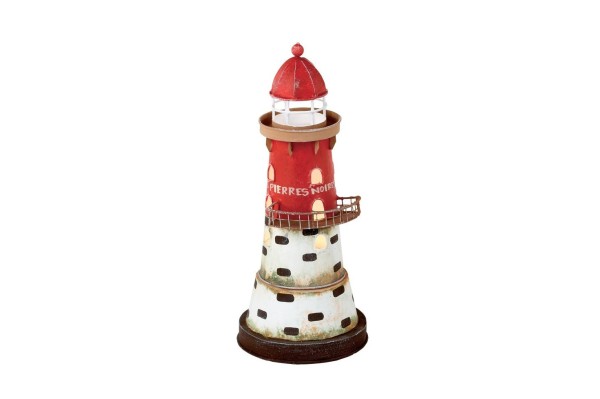 Reproduction de phare avec lumière led.